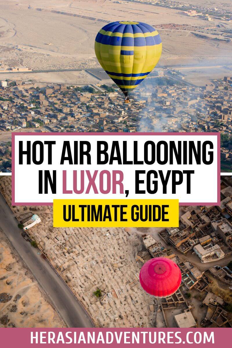 Is Hot Air Ballooning in Luxor Egypt Worth It? My Experience + Tips